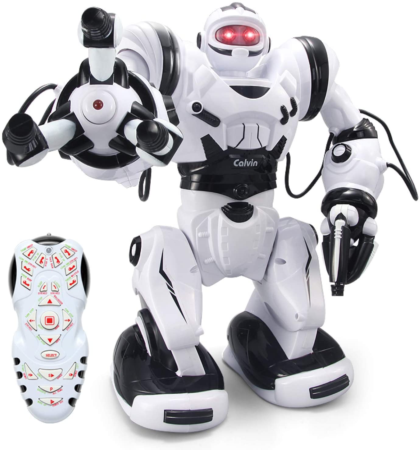 YARMOSHI Walking Robot Toy – Battery Operated, Flexible Moving Arms ...