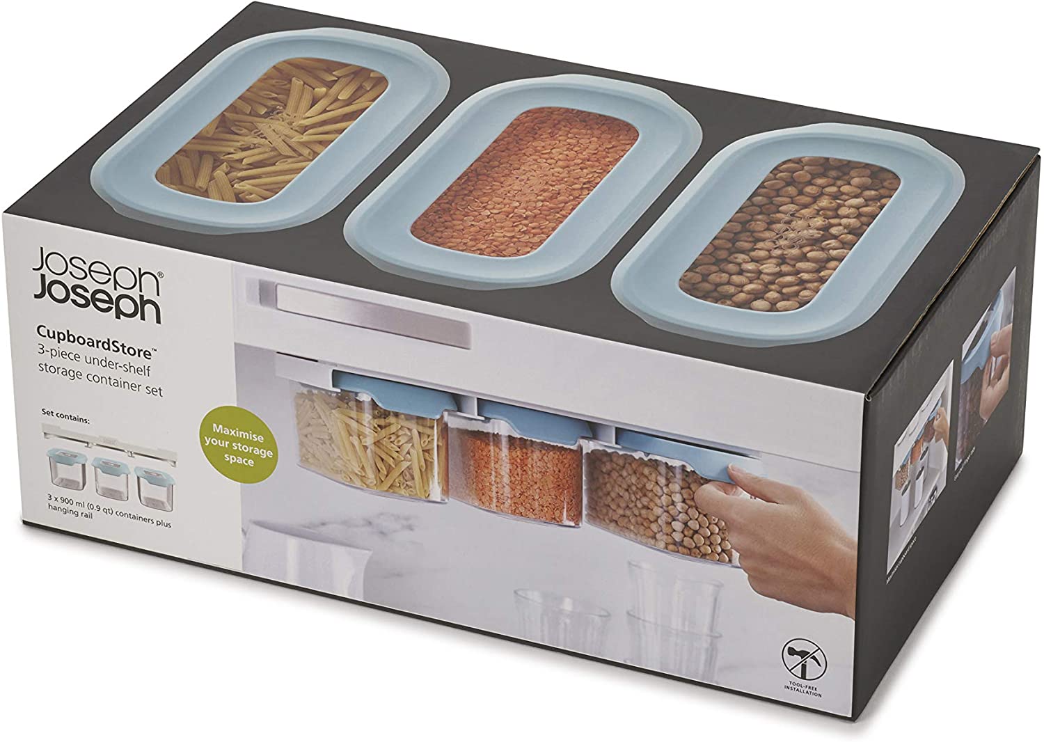 Joseph Joseph 81111 Cupboardstore Space Saving Kitchen Cupboard ...