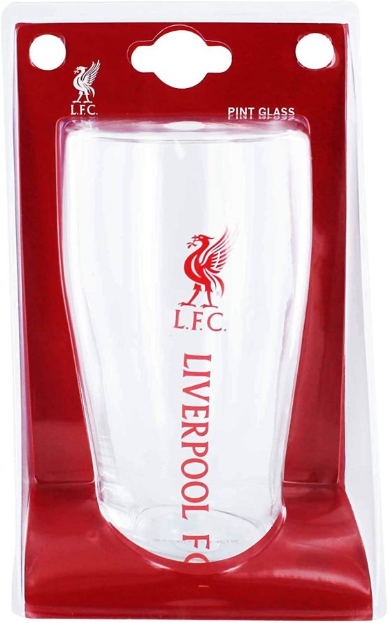 Reds Official Premier League Liverpool Football Crest Pint Glass – BigaMart