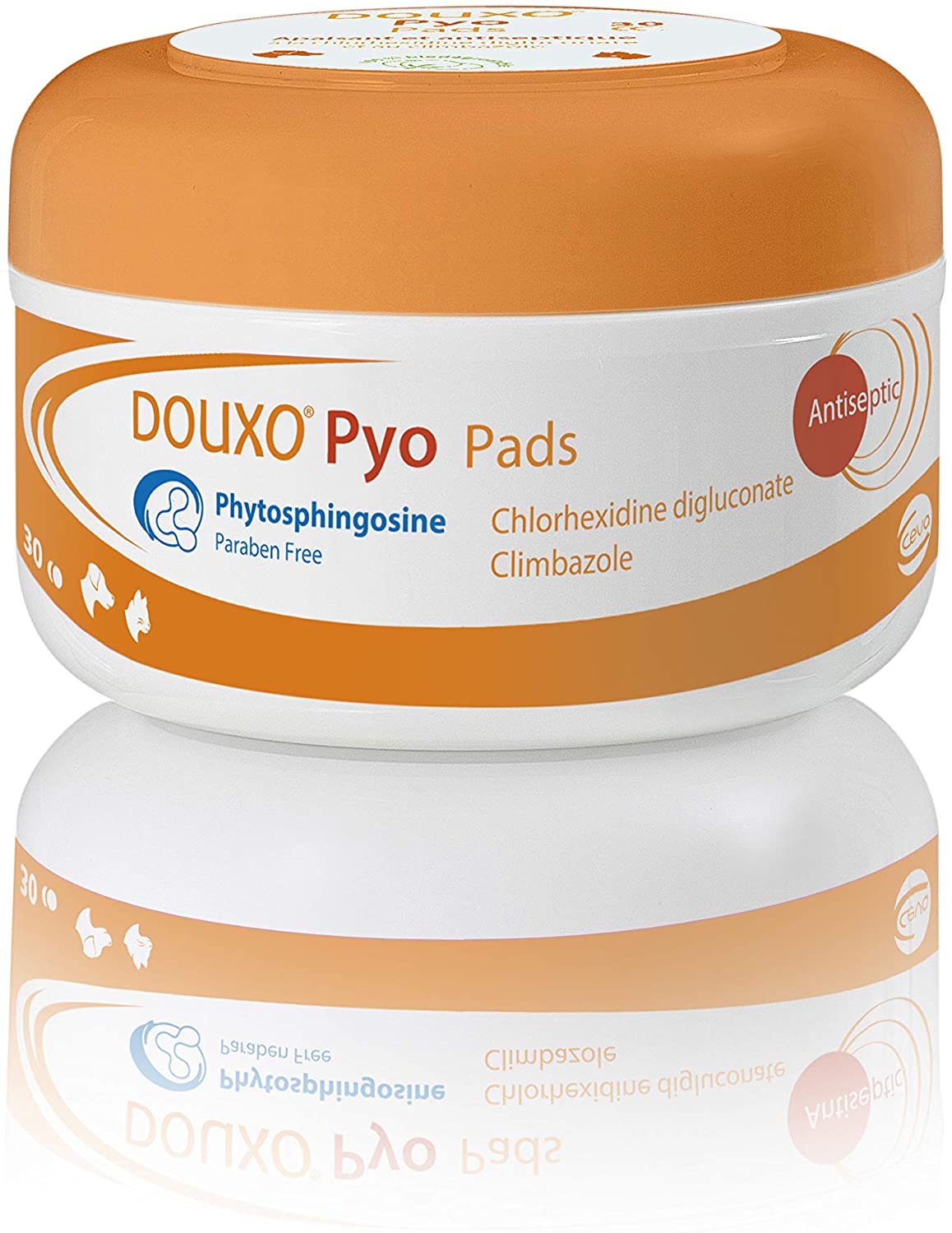 Douxo Pyo Mousse Vet Recommended Shampoo, 200 ml and Skin Wipes (30 ...