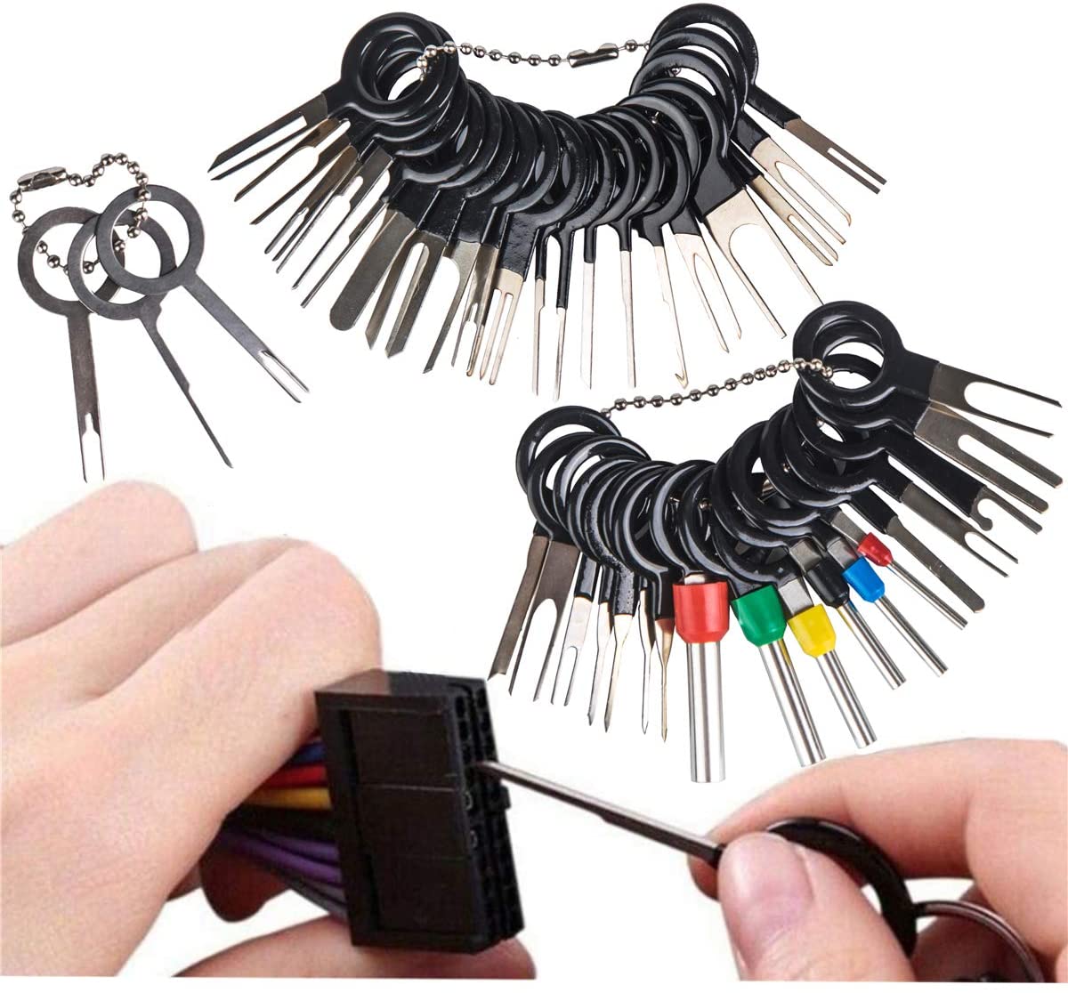41 Pieces Car Terminal Removals Tool Set Car Pin Extractor Wiring for ...