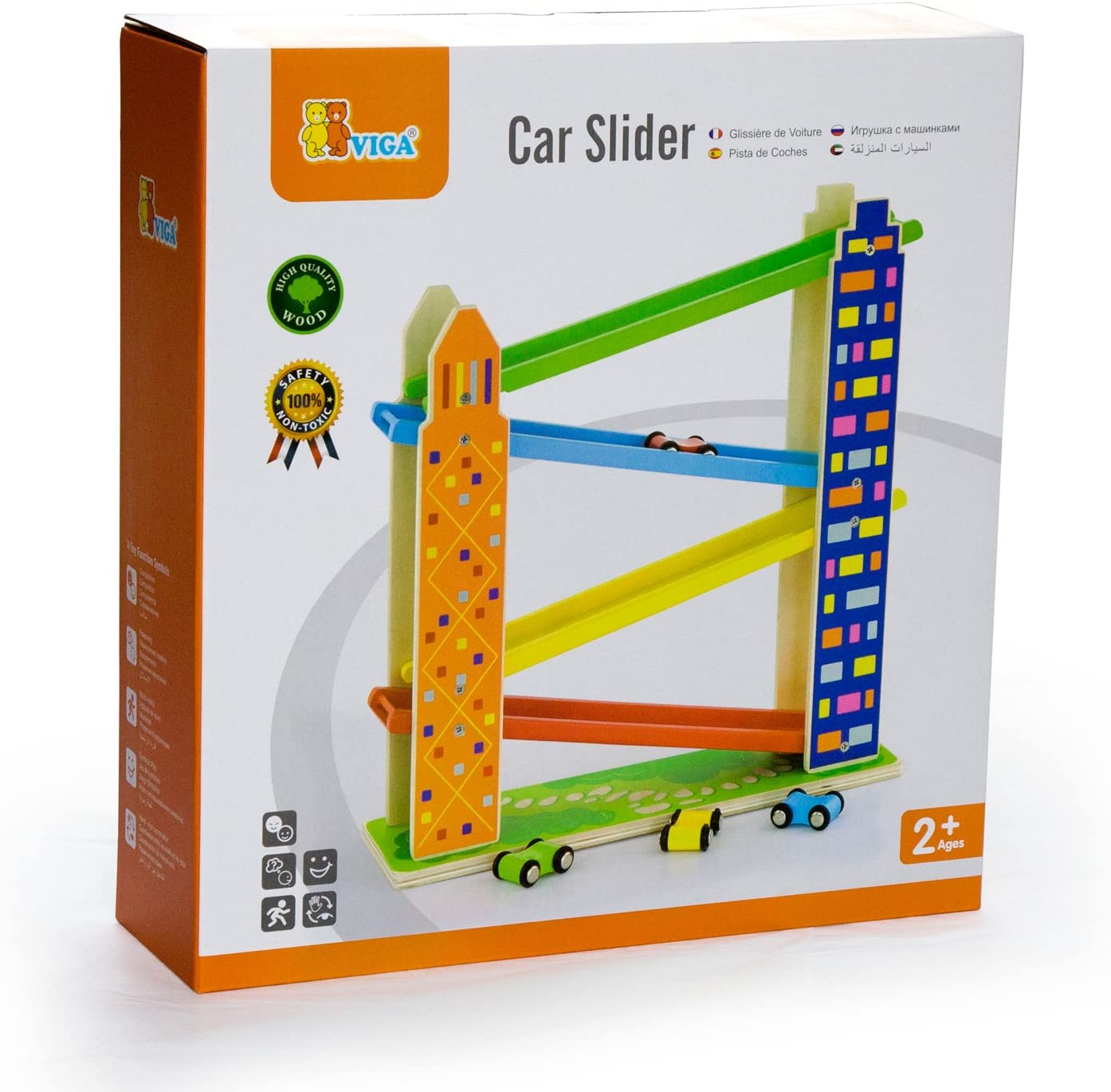 Viga Toys – 50981 – Viga Toys – Car Slider – City – BigaMart