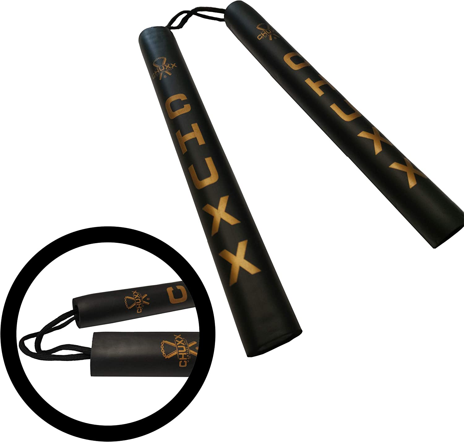 CHUXX Martial Arts Foam Training Rope Nunchucks Includes Case | Premium ...