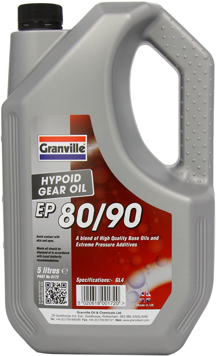 Granville 0172 Hypoid Gear Oil EP80/90 – 5Ltr – BigaMart
