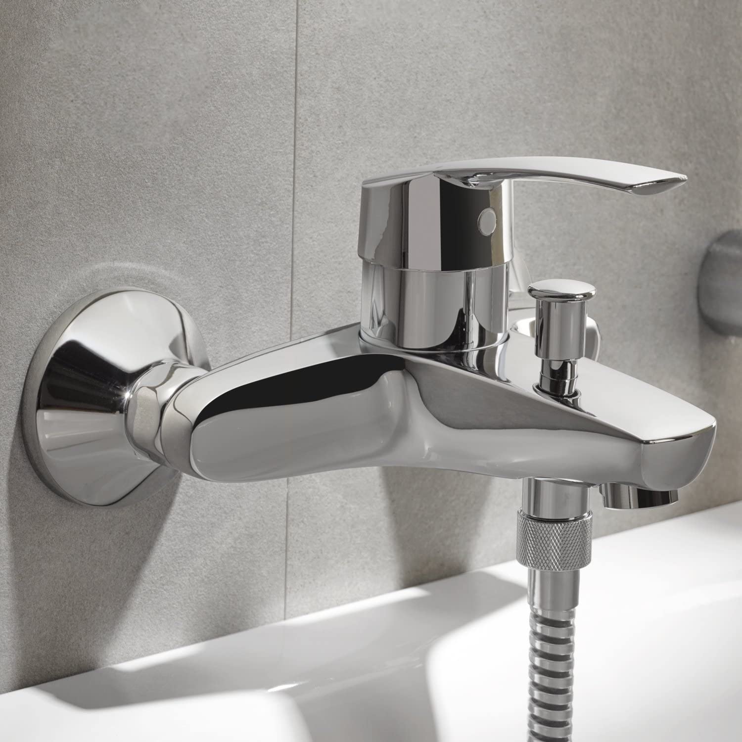 GROHE 33300002 | Eurosmart Single-Lever Bath/Shower Mixer Tap – BigaMart