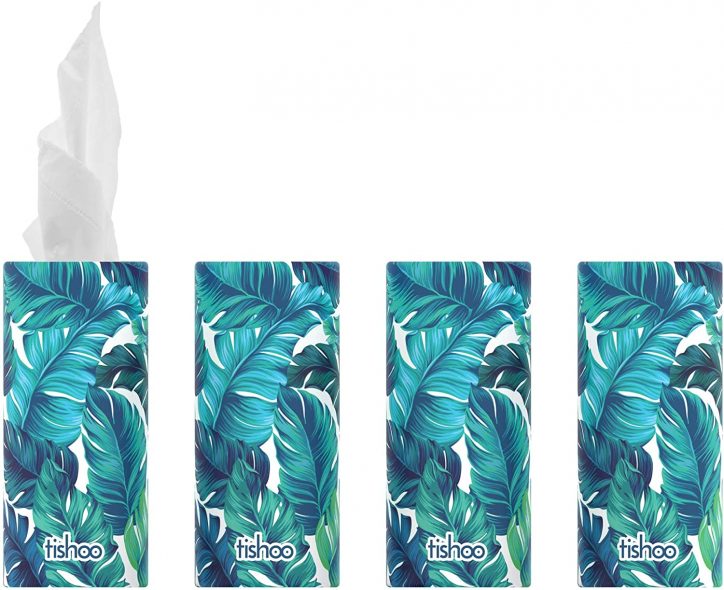 tishoo Luxury Tissues for Car Cup Holders, Home & Travel. Ultra-Soft 4 ...