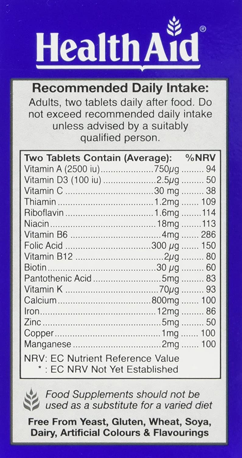 HealthAid Osteovit – Calcium, Vitamin D – 60 Tablets – BigaMart