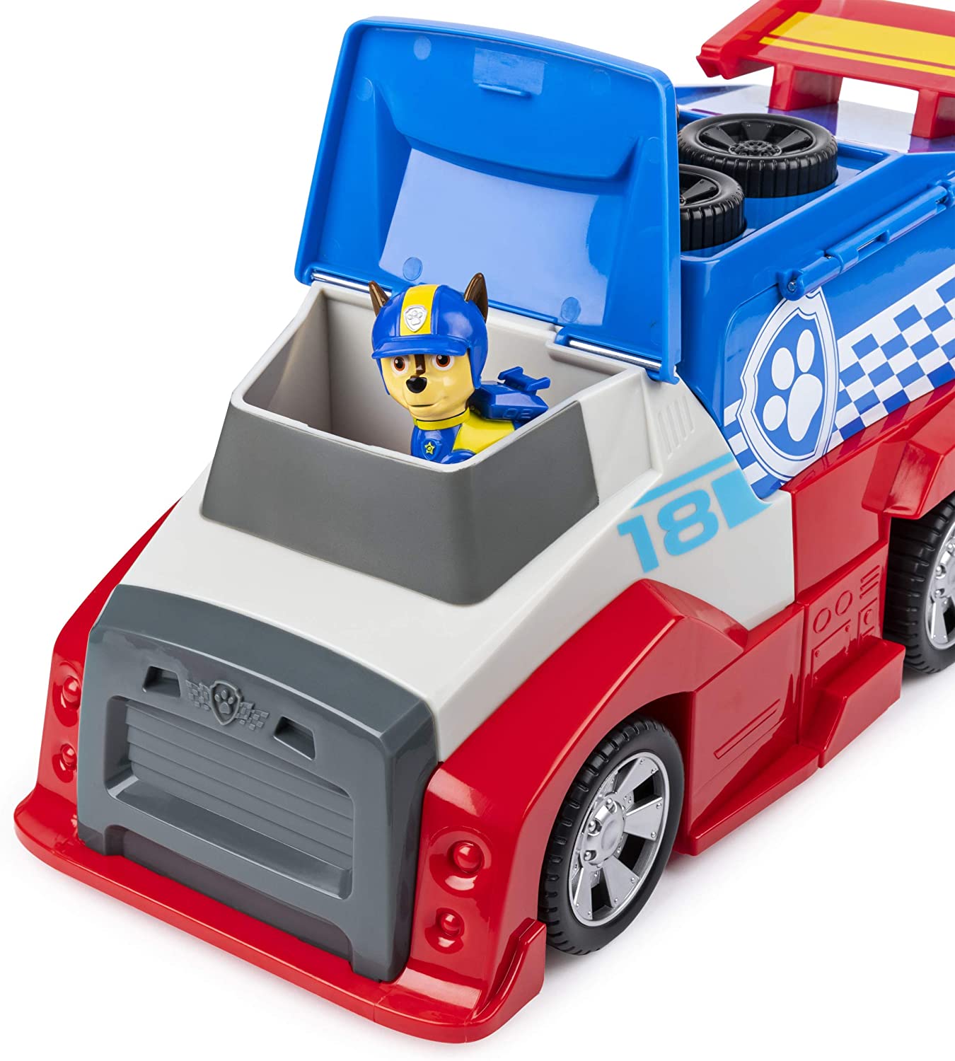 PAW Patrol Ready, Race, Rescue Mobile Pit Stop Team Vehicle with Sounds ...
