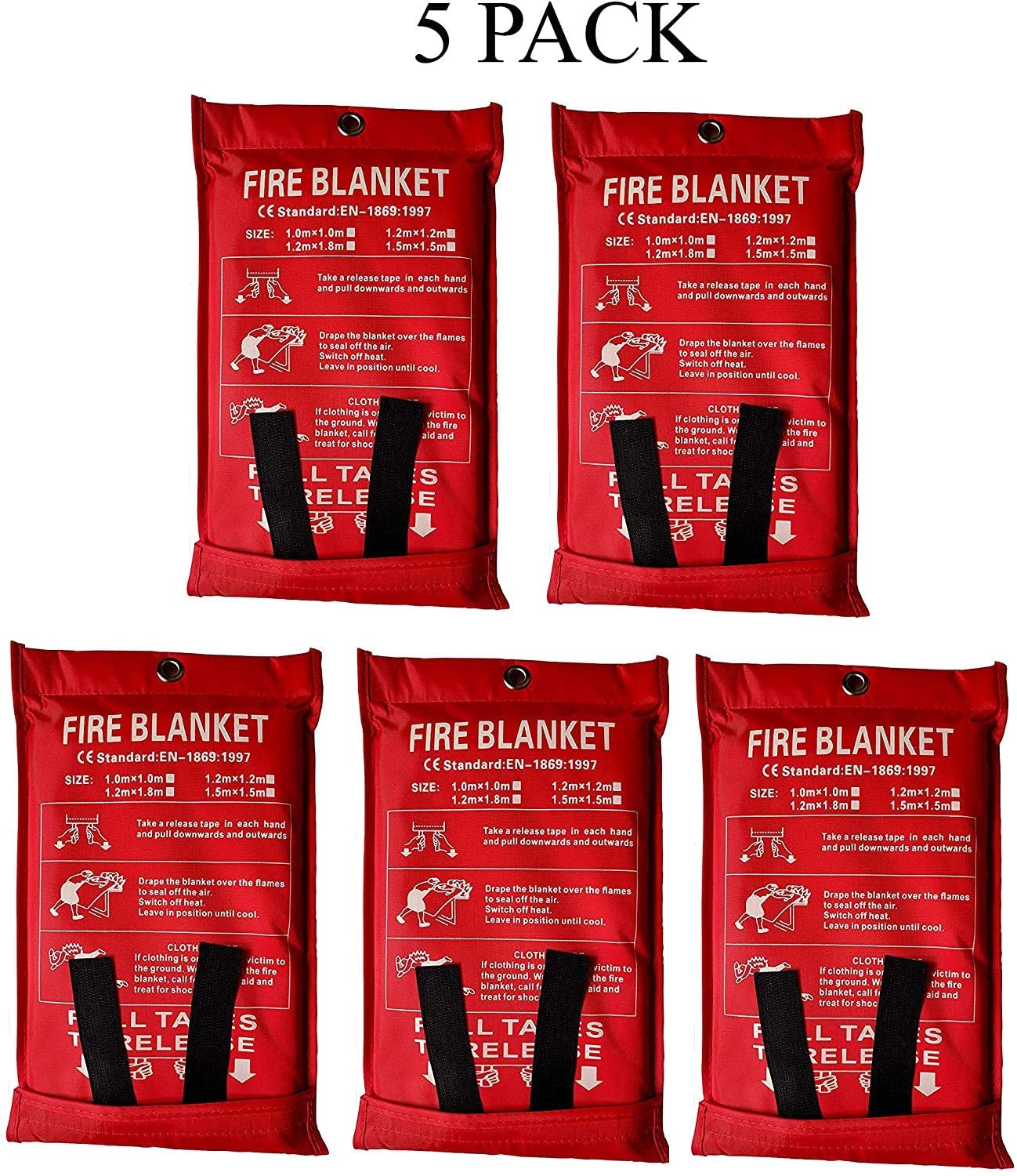 Fire Blanket Fire Emergency Blanket Suppression Blanket Flame Retardant ...