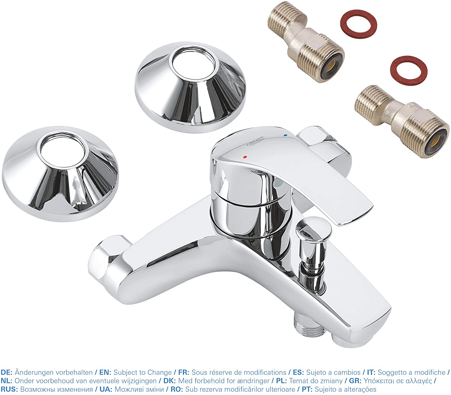 GROHE 33300002 | Eurosmart Single-Lever Bath/Shower Mixer Tap – BigaMart