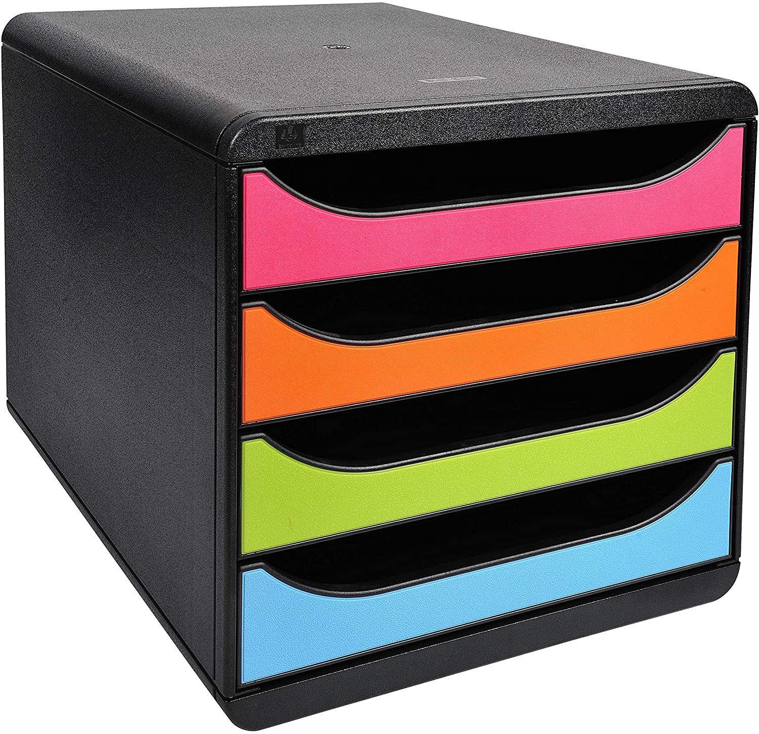 Exacompta – Ref 310498D – BIG-BOX – Desktop Drawer Set, 4 Drawers with ...