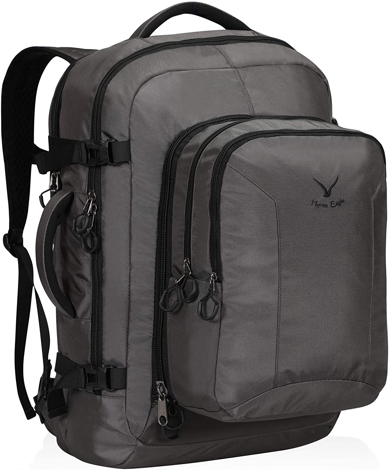 Hynes Eagle Carry-on Backpack 38L with Removable Daypack 10L Flight ...